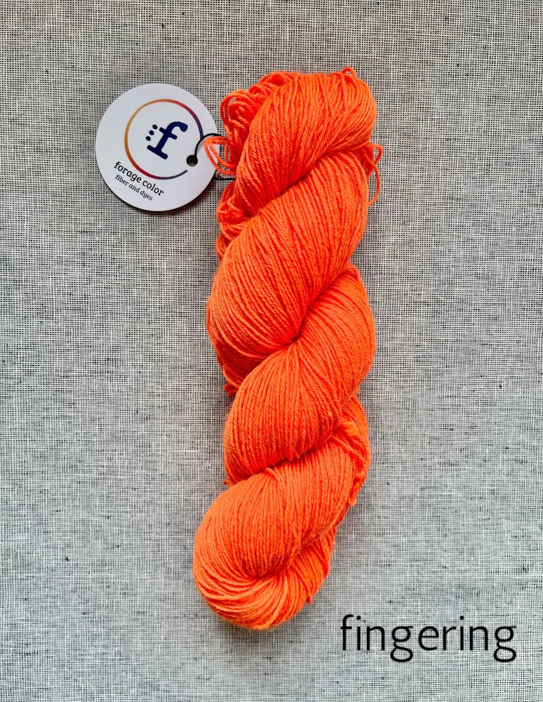 Blaze Orange by Forage Color – Heavenly Yarns